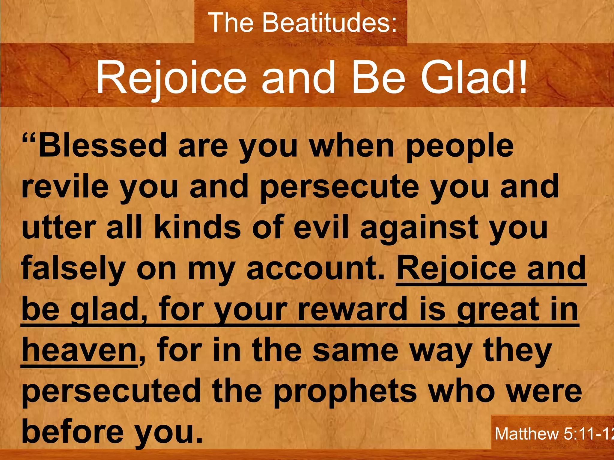 Blessed sermon slides week 5 | PPTX