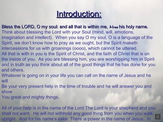 Blessed thoughts | PPT