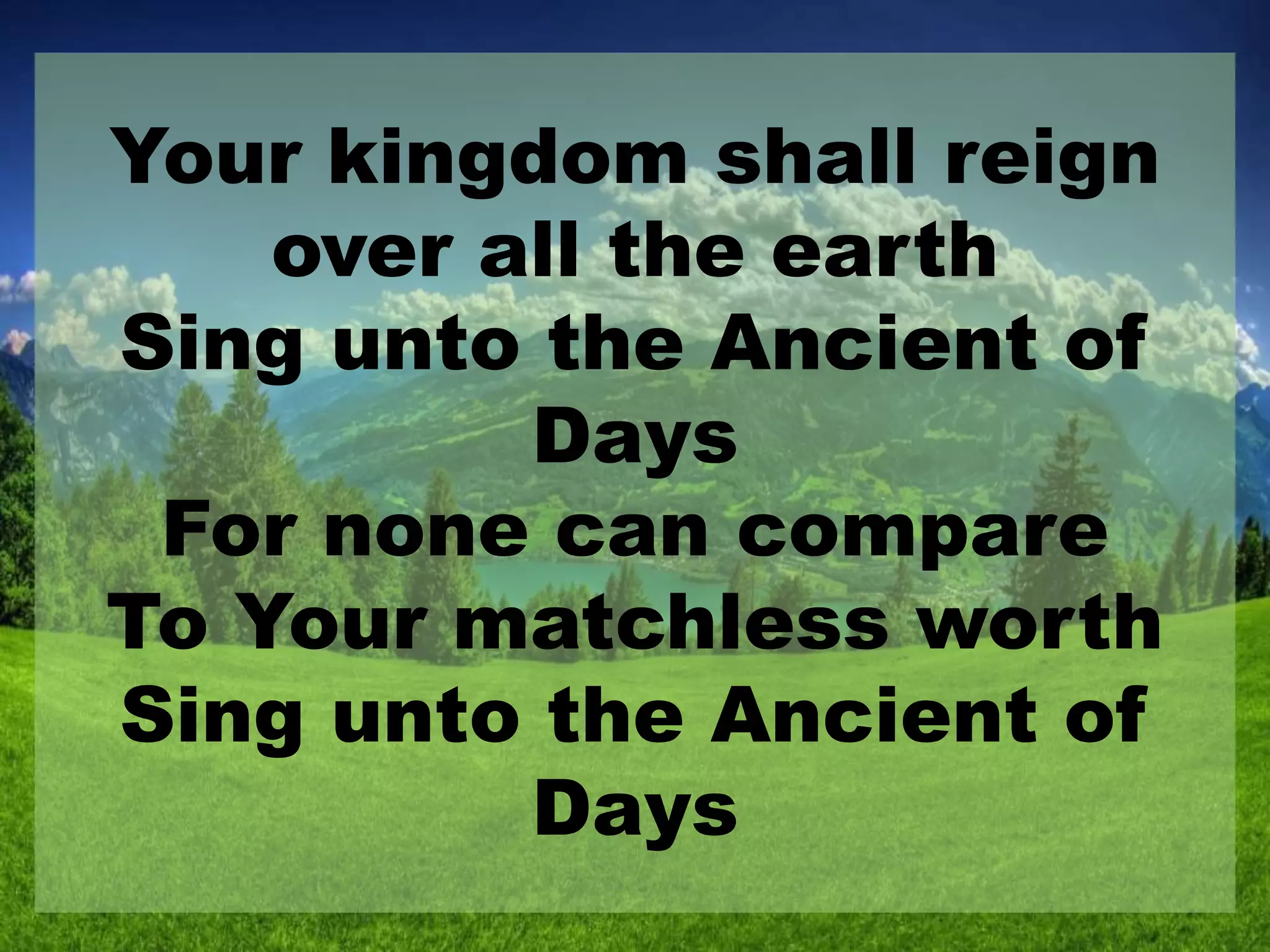 Blessing And Honor (Ancient Of Days).pptx