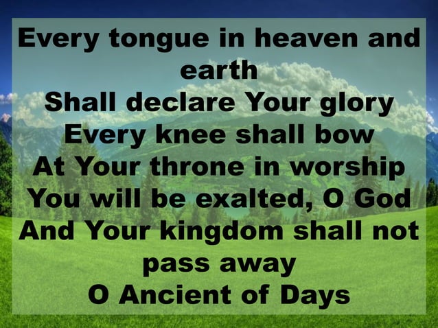 Blessing And Honor (Ancient Of Days).pptx