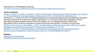 Field-Based Learning | PPTX