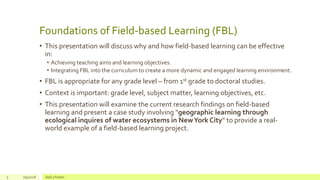 Field-Based Learning | PPTX