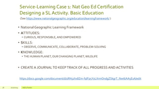 Designing meaningful learning environments with service-learning | PPT