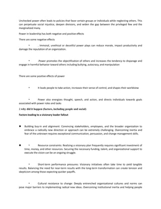 blessing’s project 2.docx for leadership and critical thinking | PDF ...