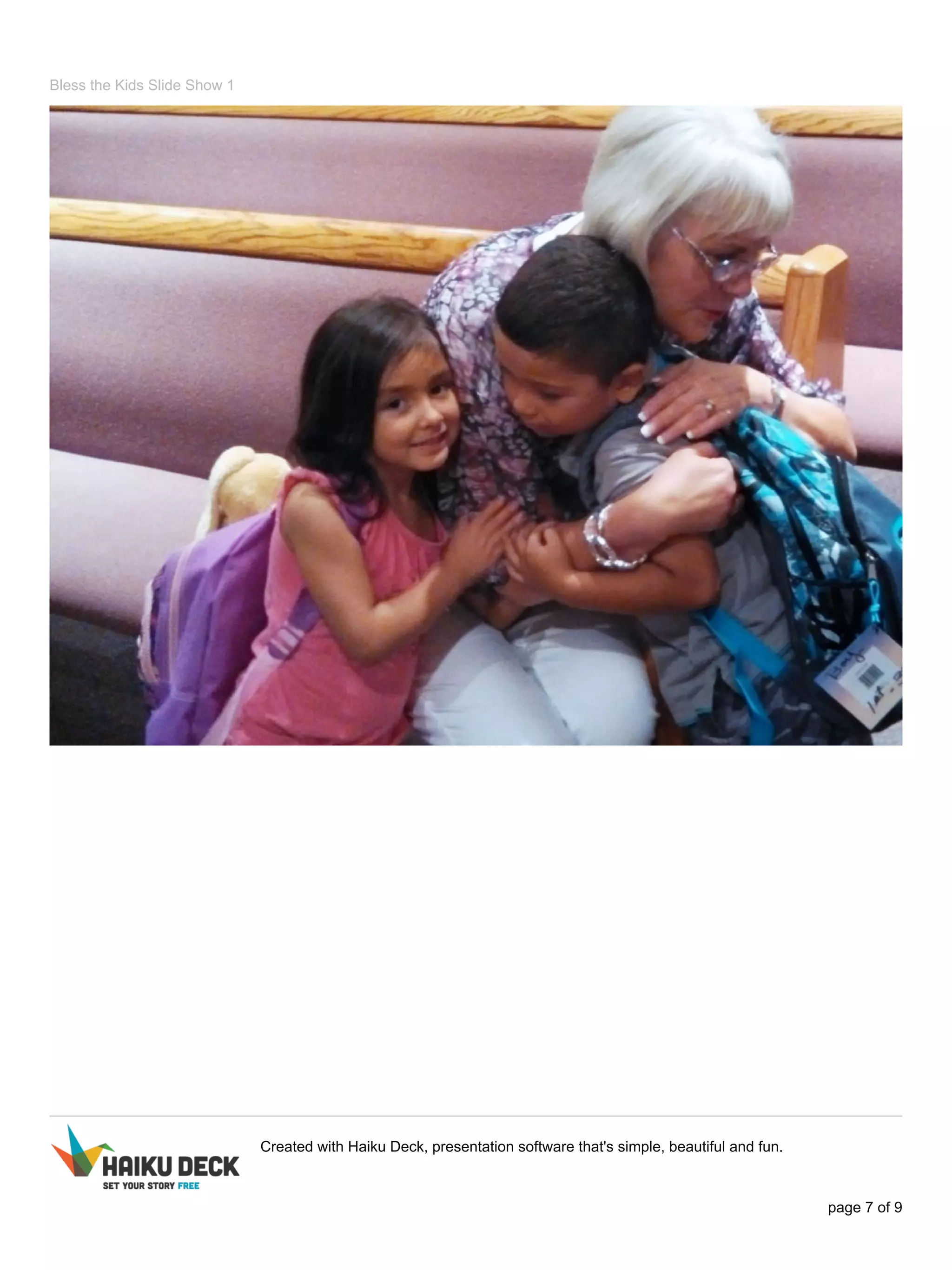 Bless the kids slide show 1 | PDF