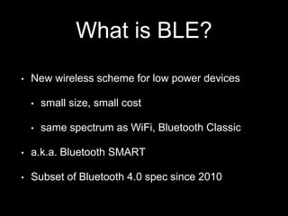 BLE Talk | PPTX