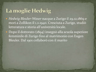 Eugen Bleuler | PPTX