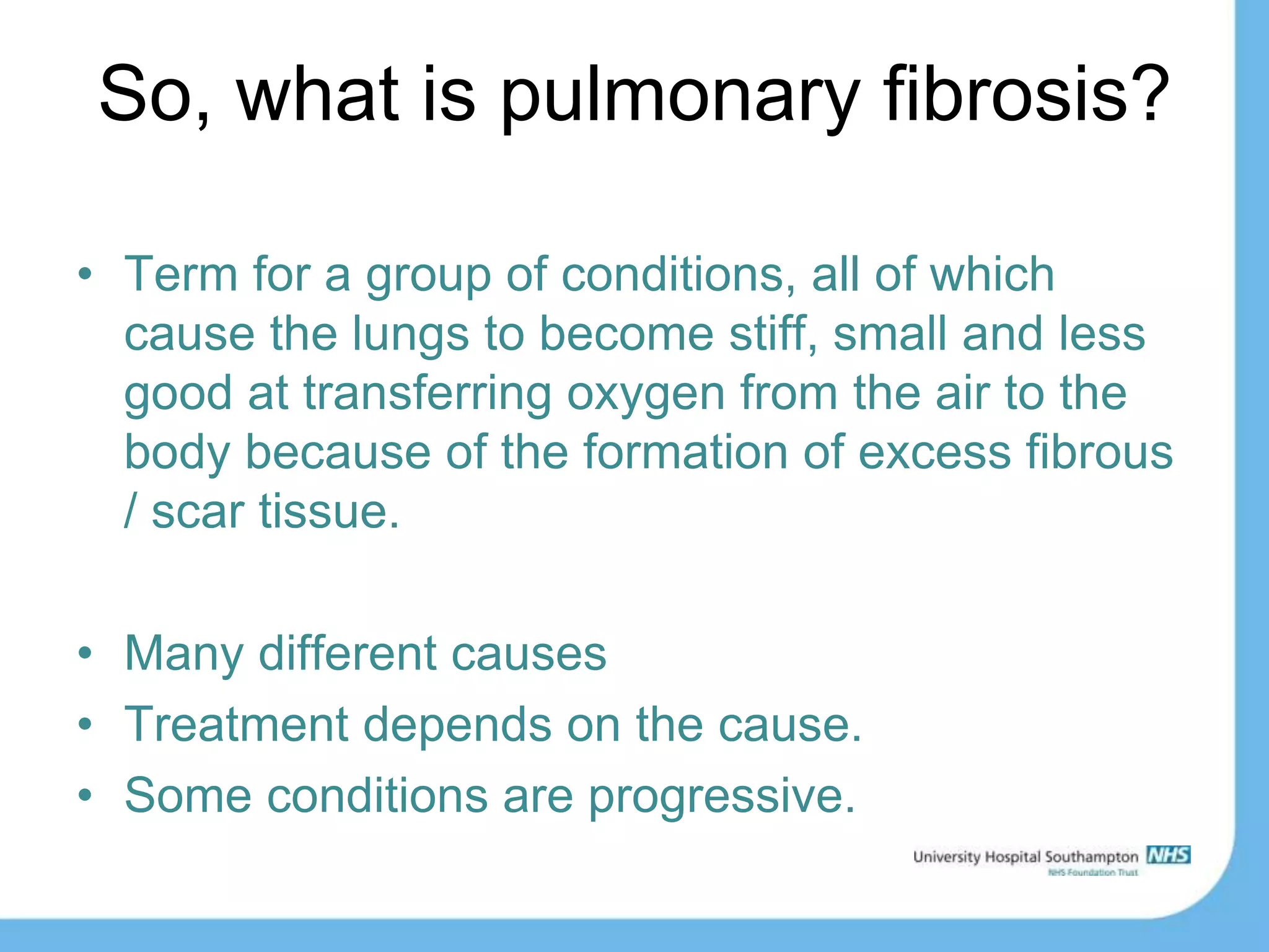What is Pulmonary Fibrosis? | PPTX