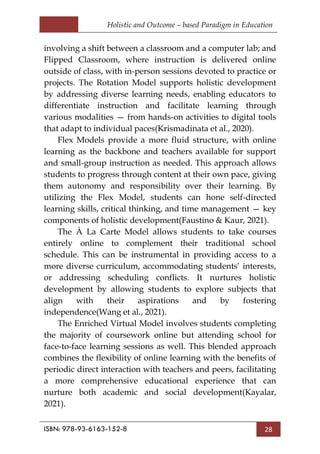 Blended Learning Models for Holistic Learning | PDF