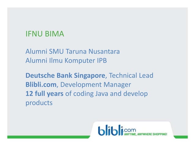 Blibli.com Technology Team | PPTX