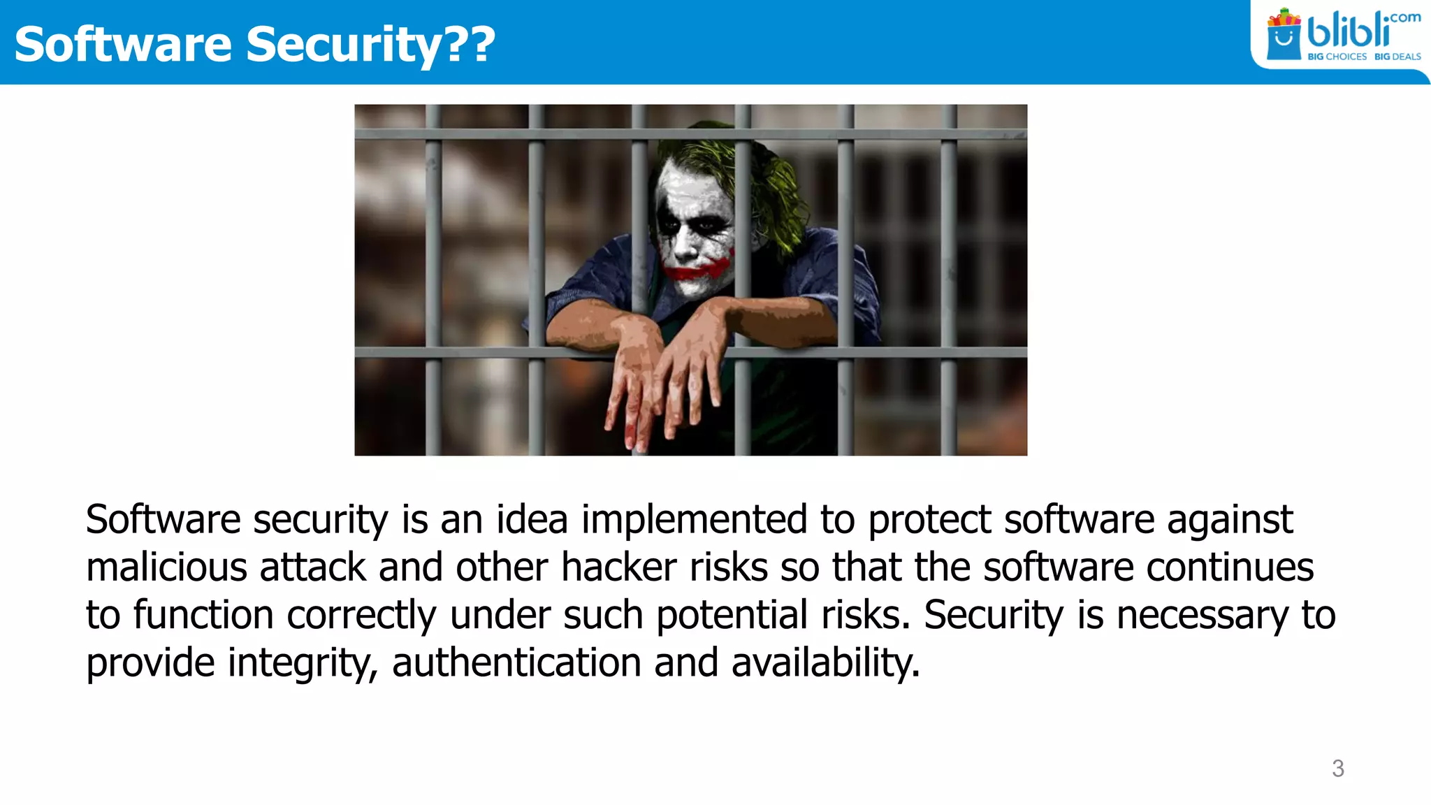 Blibli Web Application Security Policy Enforcement Point | PPT