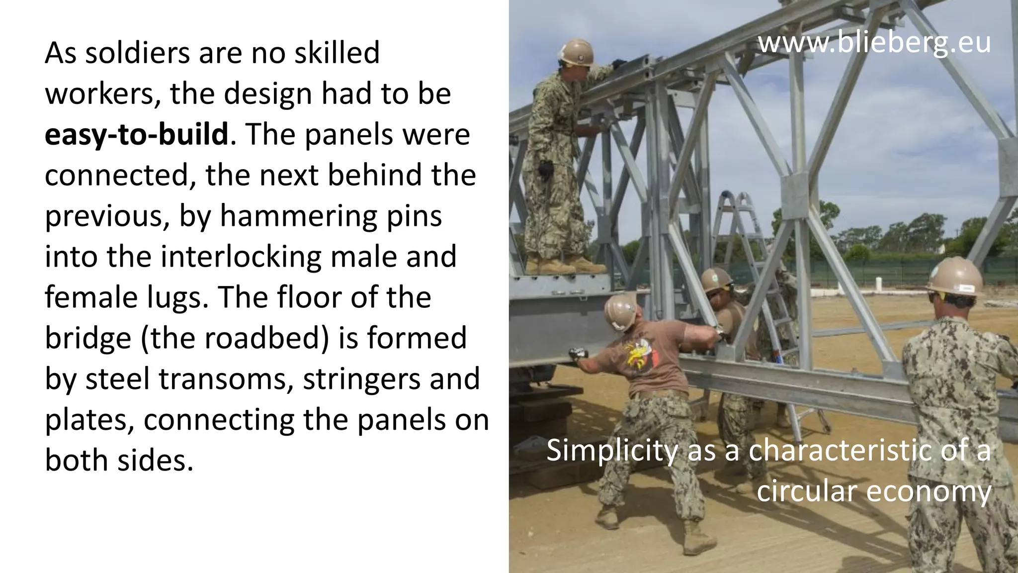 bailey bridges: circular economy in WorldWarII by BLIEBERG architects ...
