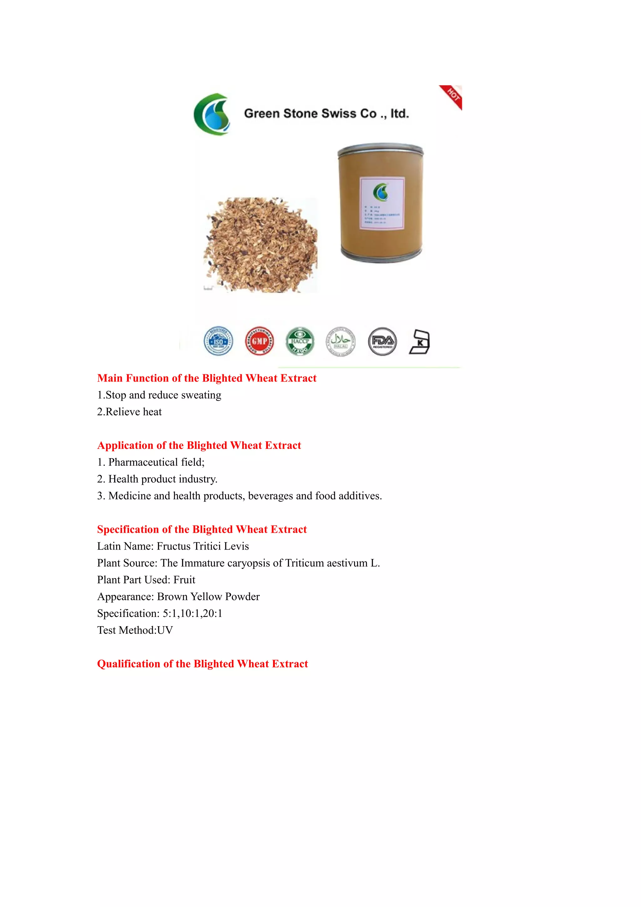 Blighted wheat extract | DOC