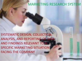 What are the components of a modern marketing information system | PPT