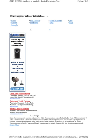 Blind handover | PDF