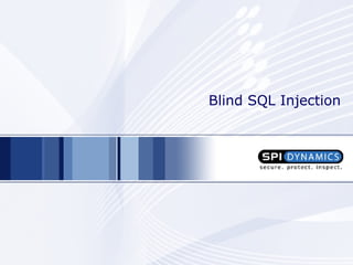 Blind Sql Injection | PPT | Databases | Computer Software and Applications