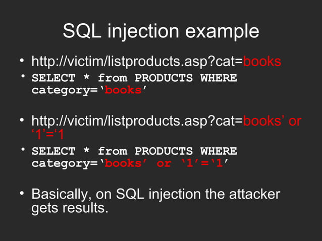 Blind SQL Injection - Optimization Techniques | PPT