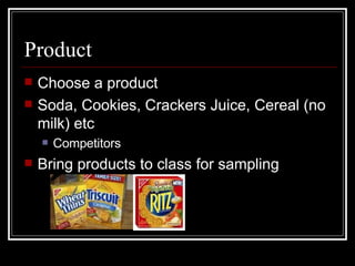 Blind Taste Test | PPT
