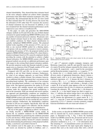 Blind channel estimation for mimo ofdm systems | PDF