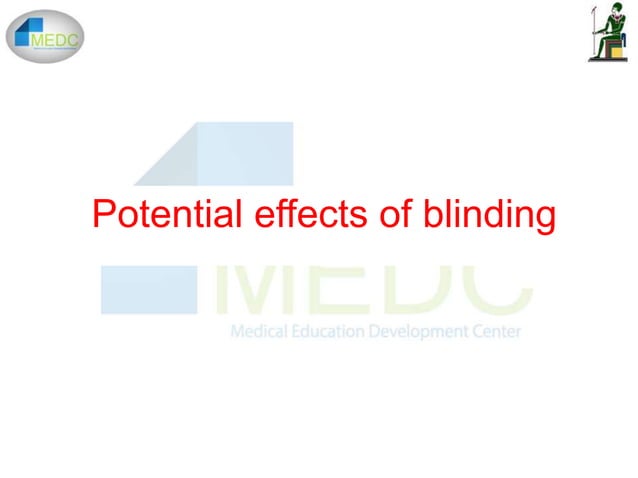 Blinding in clinical trials | PPTX