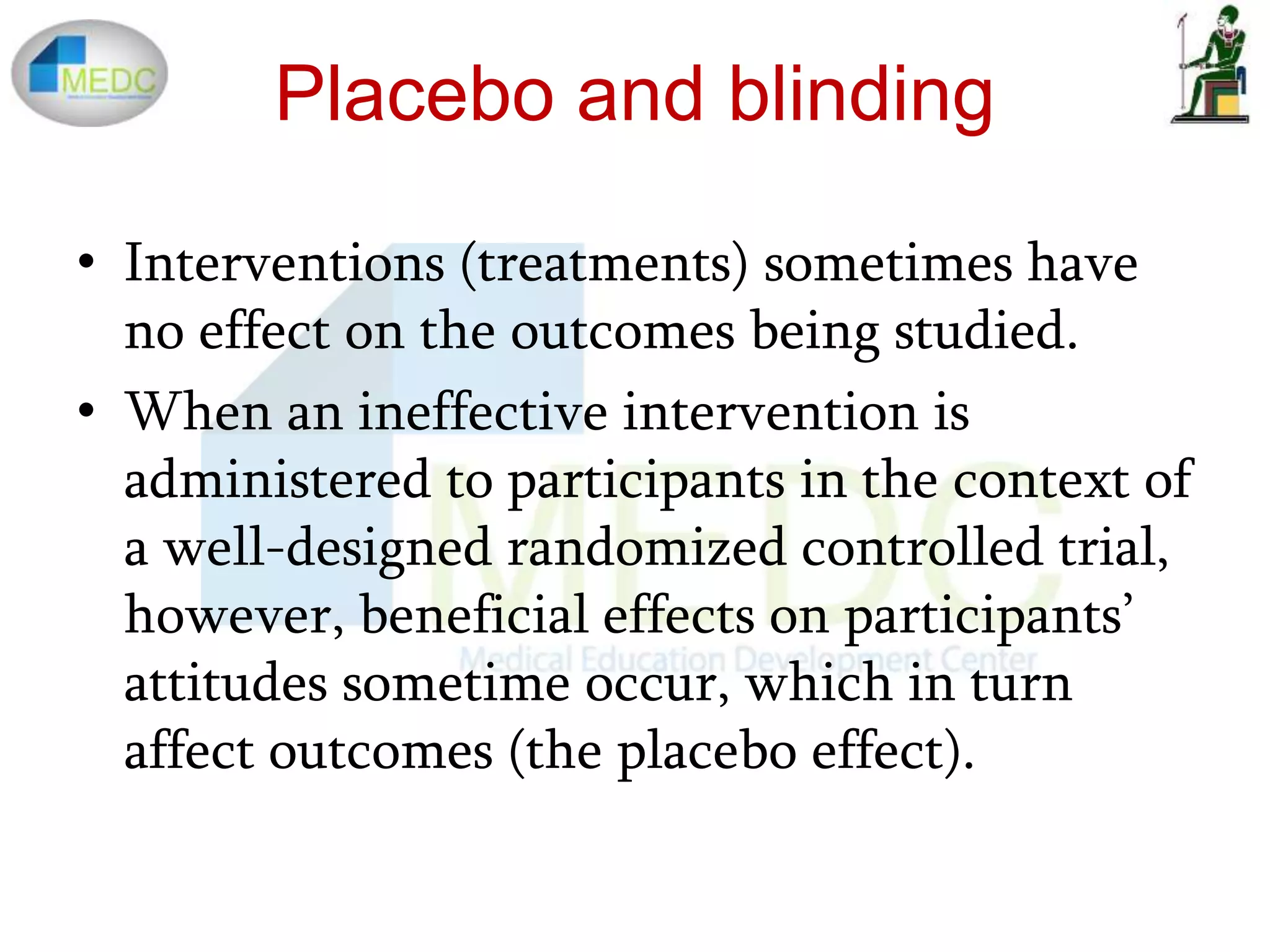 Blinding in clinical trilas | PPTX