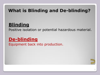 Blinding and deblinding presentation usful | PDF