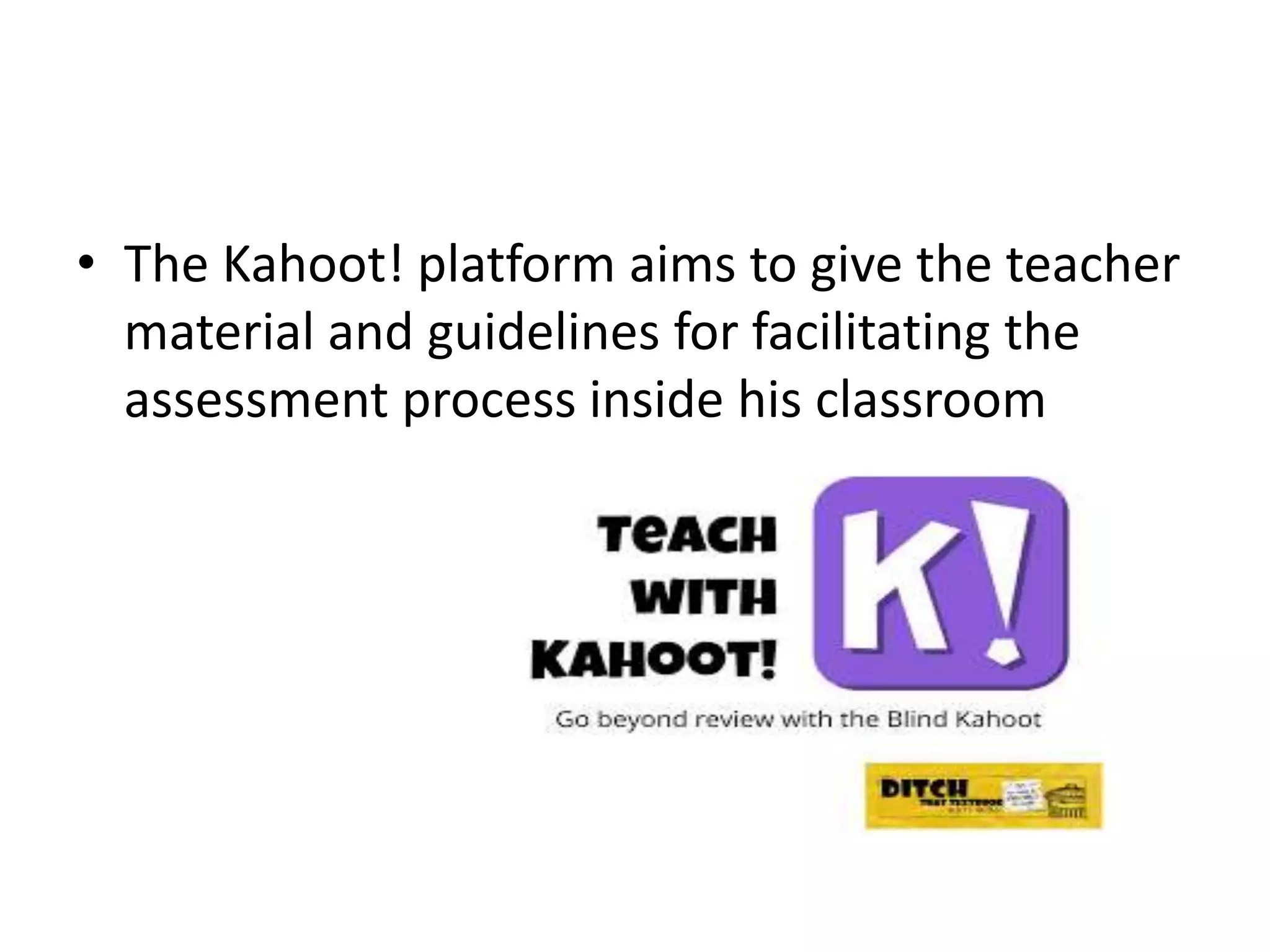 Blind kahoot for enhancing HOTS( higher order thinking skills) and ...