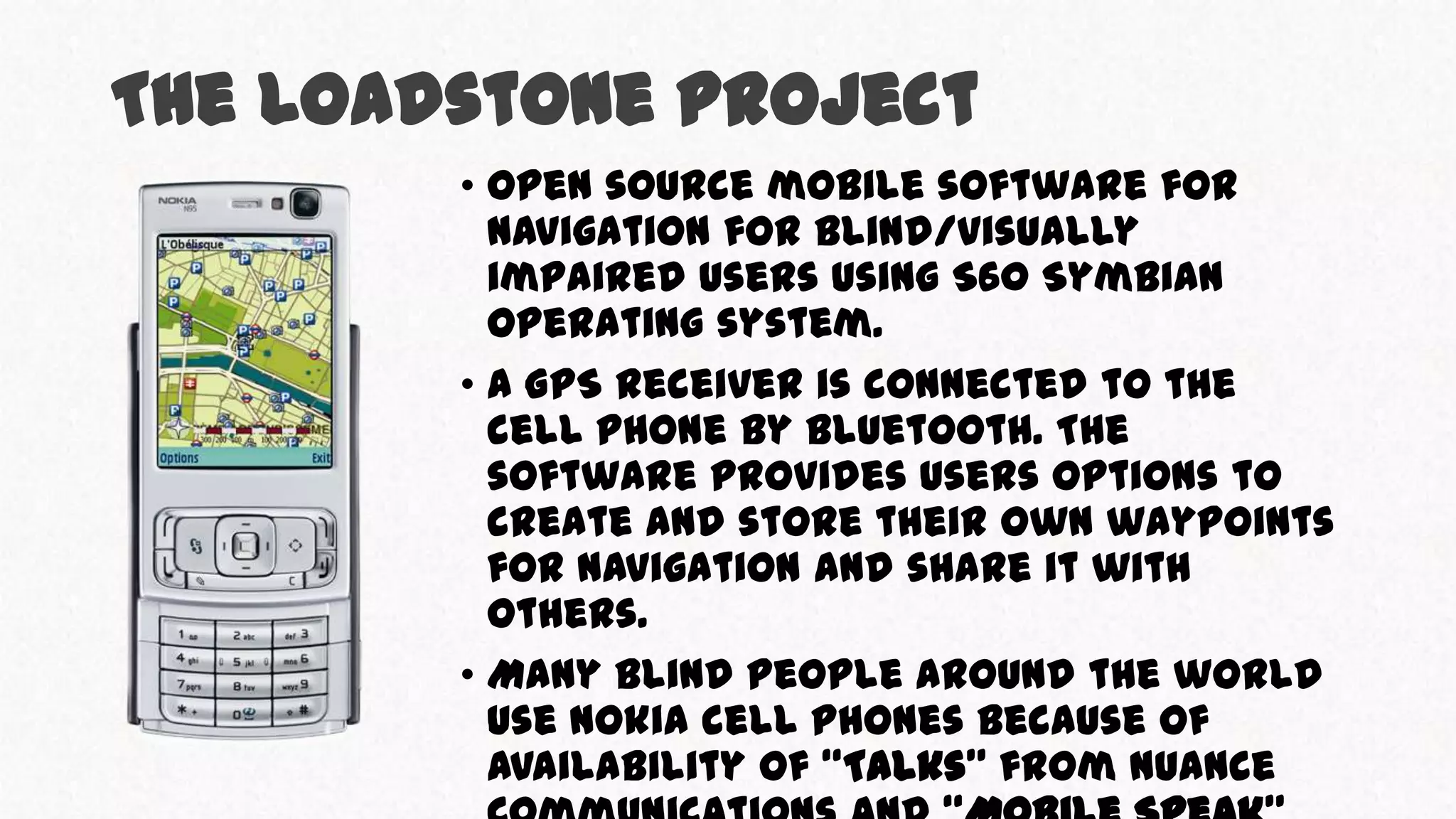 Blindness and Assistive Systems for Blind Navigation | PPTX