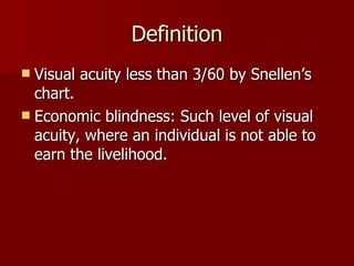 Blindness | PPT