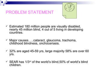 Blindness Prevention and Control | PPT