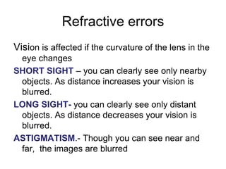 Causes of Blindness | PPTX