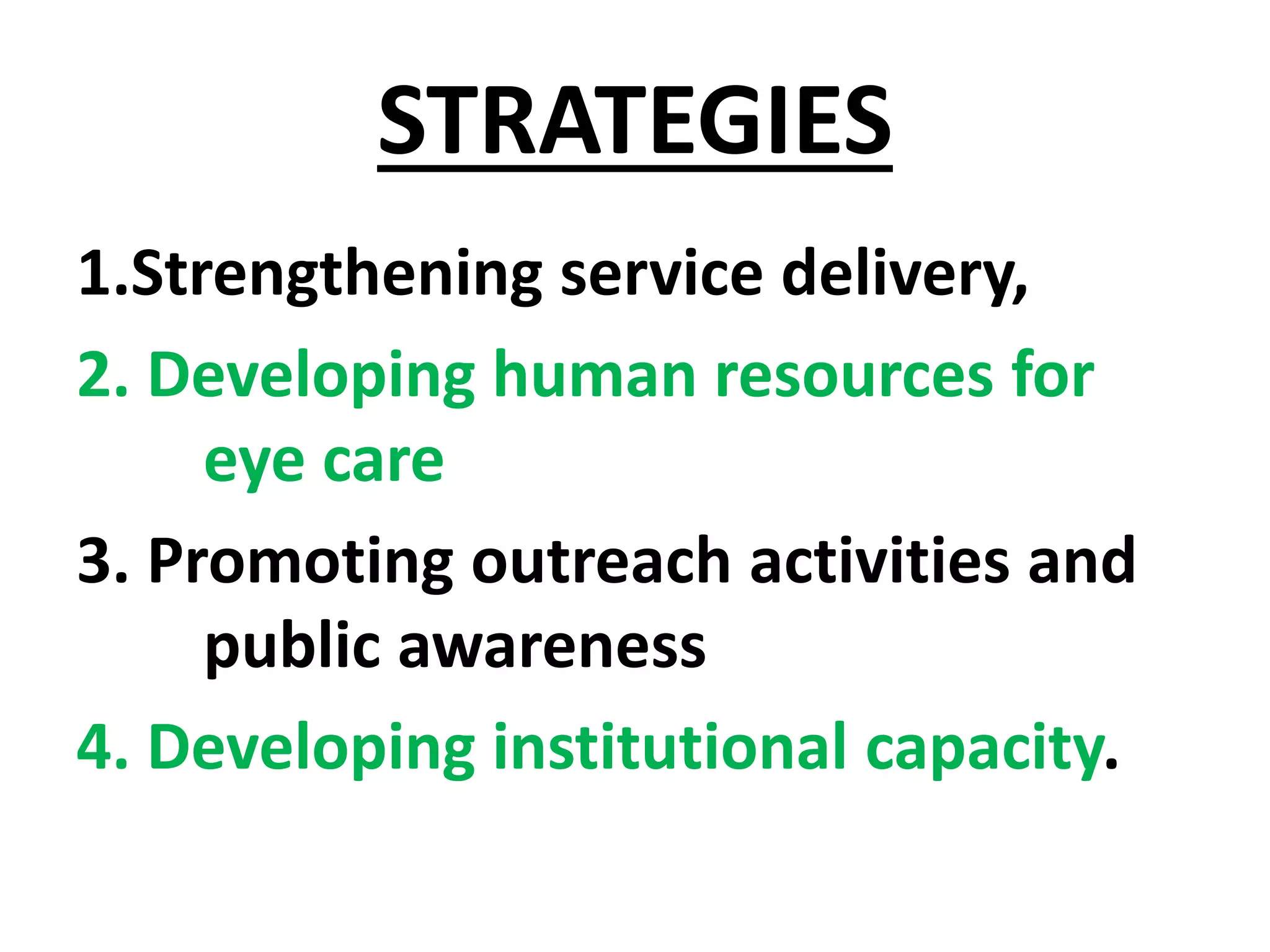 BLINDNESS CONTROL PROGRAMME-INDIA | PPTX