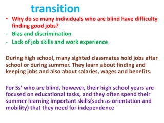 Blindness | PPTX | Eye and Vision Conditions | Diseases and Conditions