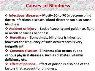 Blindness | PDF | Eye and Vision Conditions | Diseases and Conditions