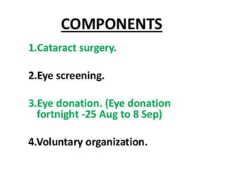 Blindness control program | PPTX