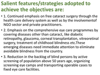 Blindness control program | PPTX