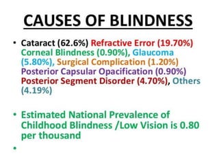 Blindness control program | PPTX