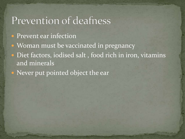 Blindness and deafness a common problem of children | PPT