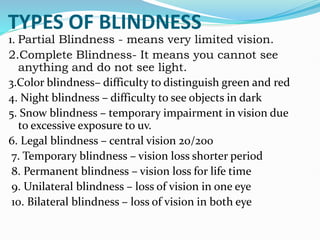 Blindness Medical & Surgical Nursing.pptx