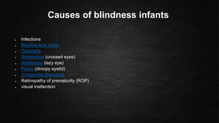 Blindness power point presentation lesson.pptx | Eye and Vision ...