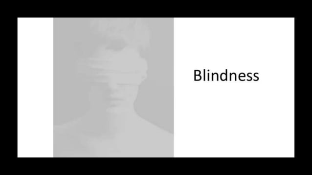 Blindness power point presentation lesson.pptx | Eye and Vision ...