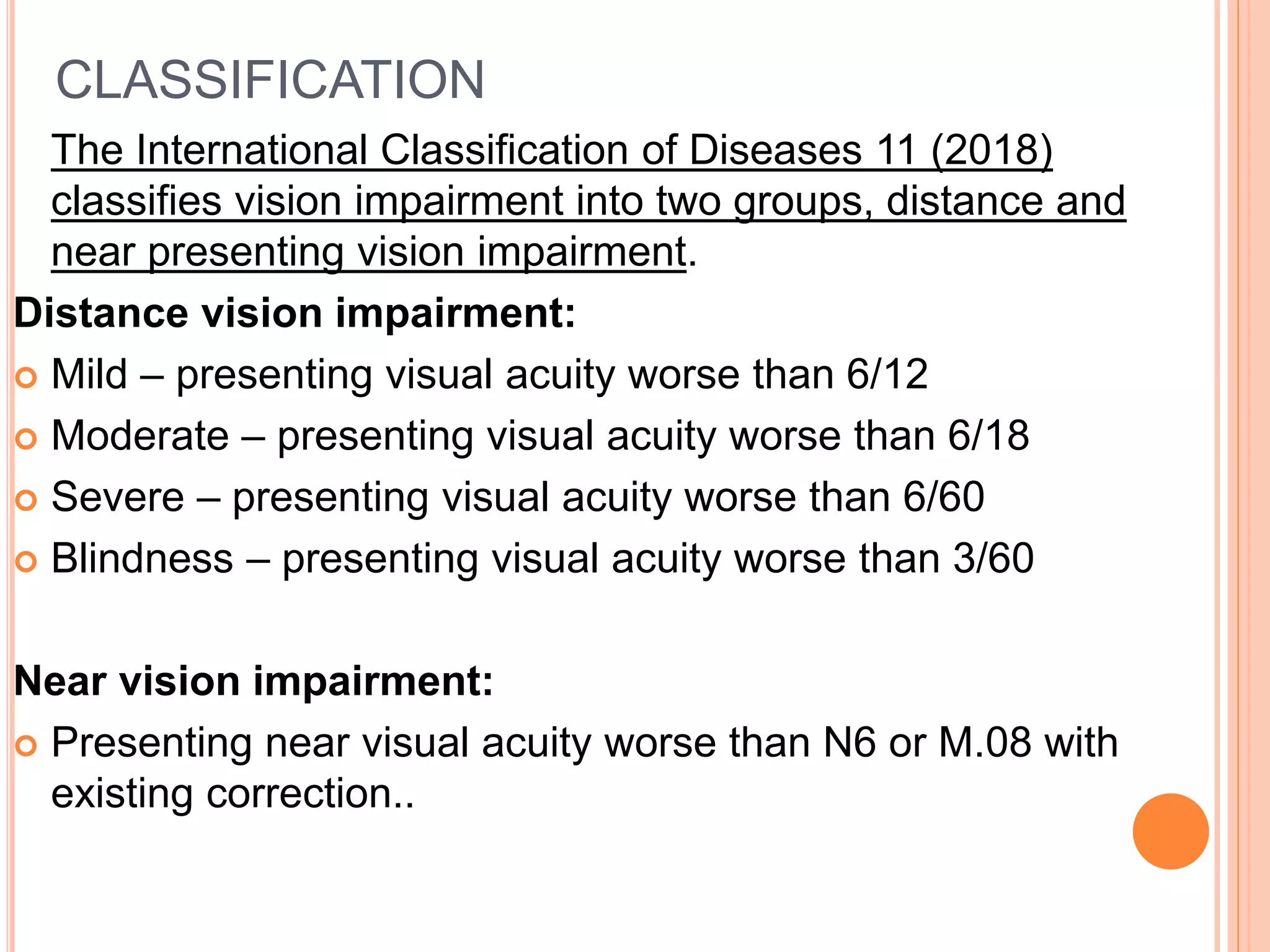 Blindness and its management | PPTX