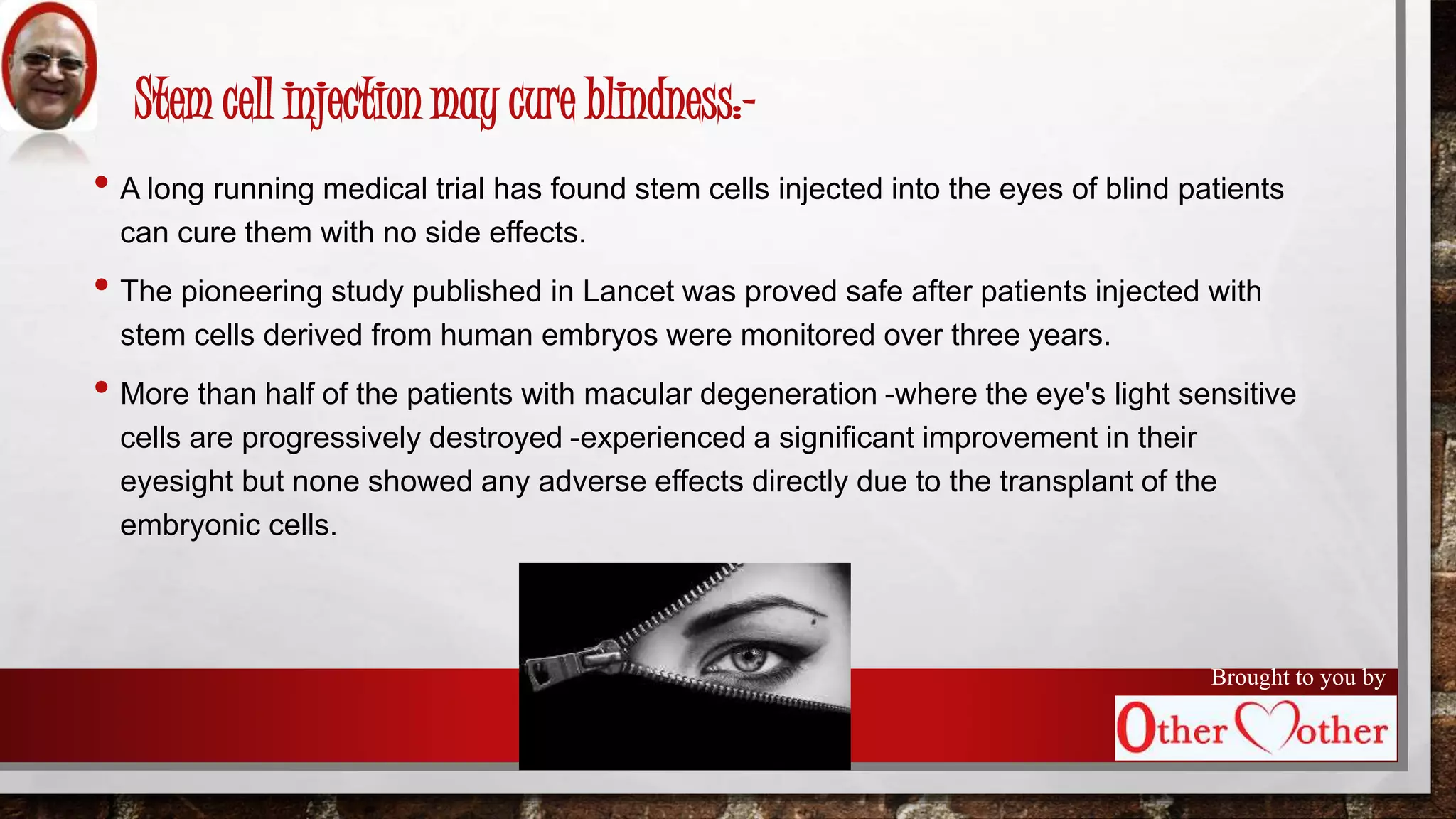 Blindness cure | PPTX