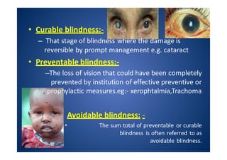 BLINDNESS program ppt | PDF