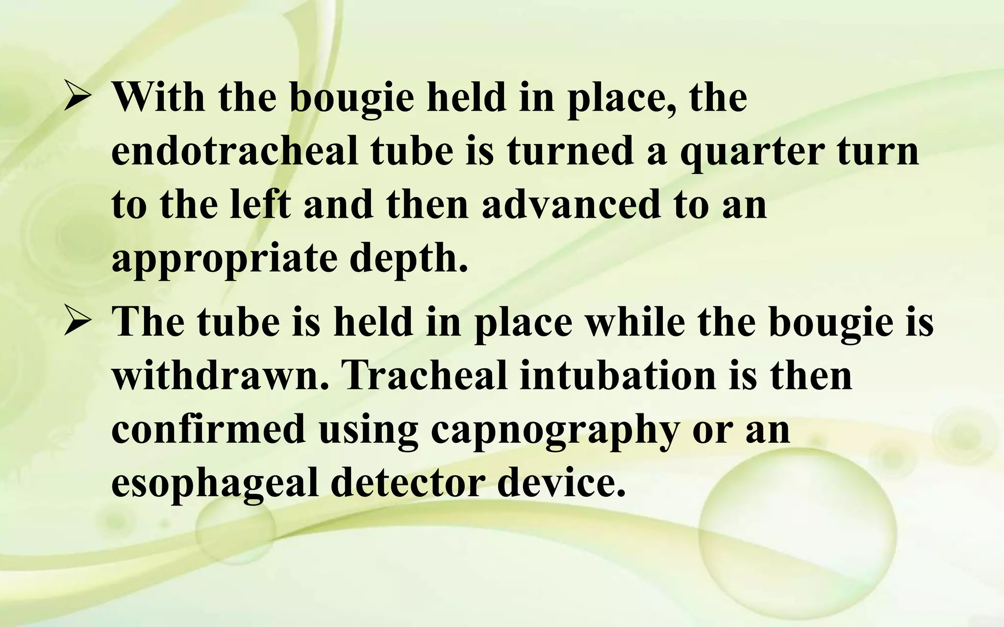 Blind oral and nasal intubation | PPTX