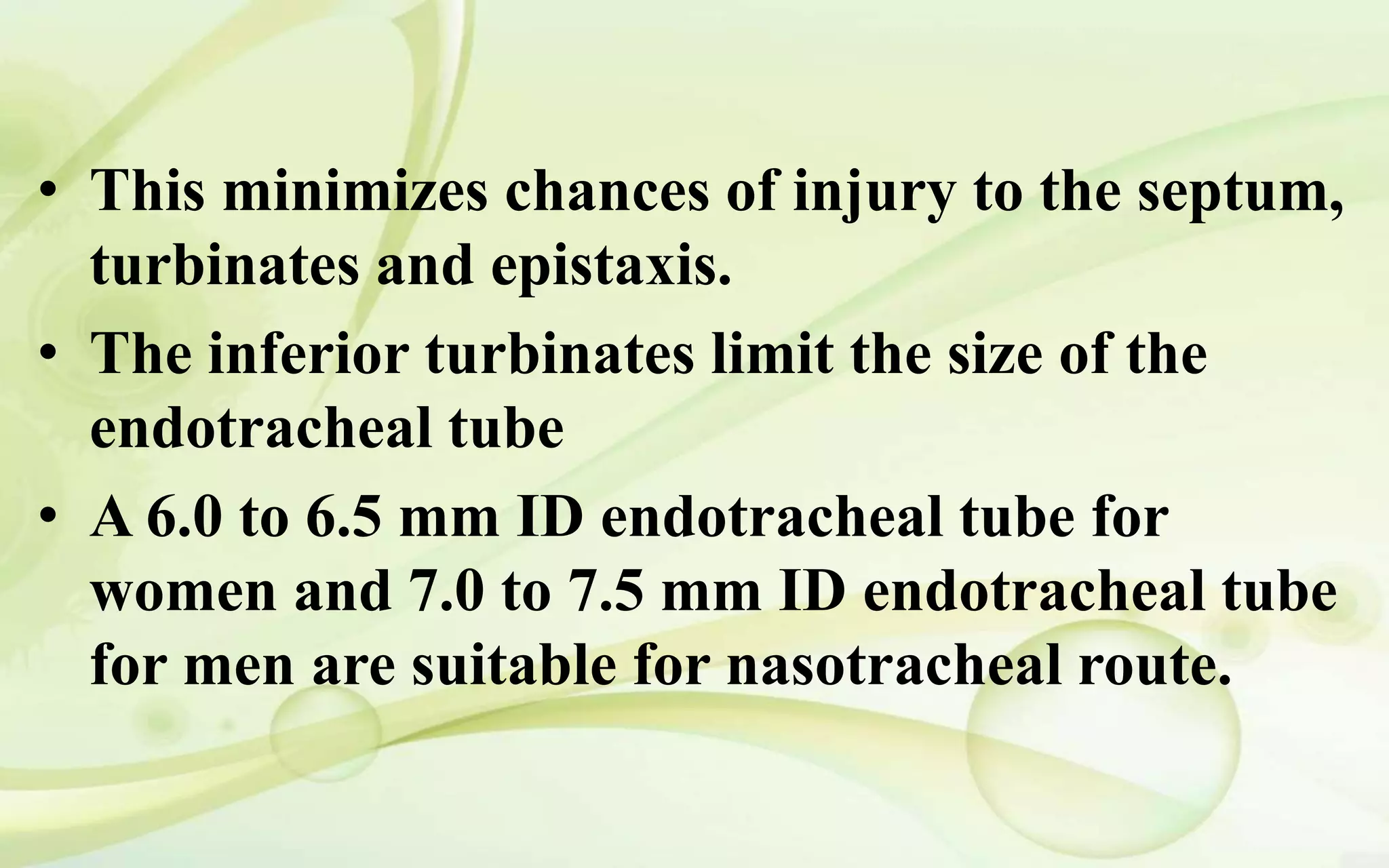 Blind oral and nasal intubation | PPTX