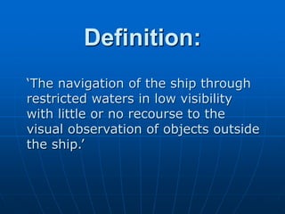Blind Pilotage LRG.ppt | Technology & Computing