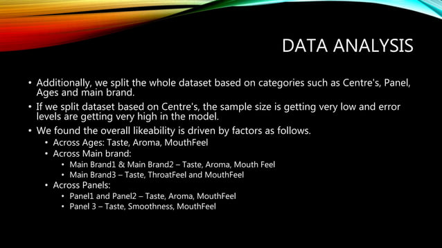 Blind product test- Market Research | PPT