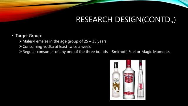 Blind product test- Market Research | PPT