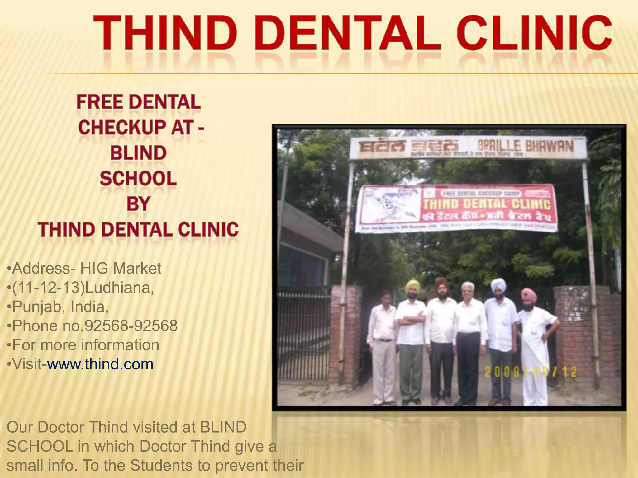 Thind Dental Clinic | PPT